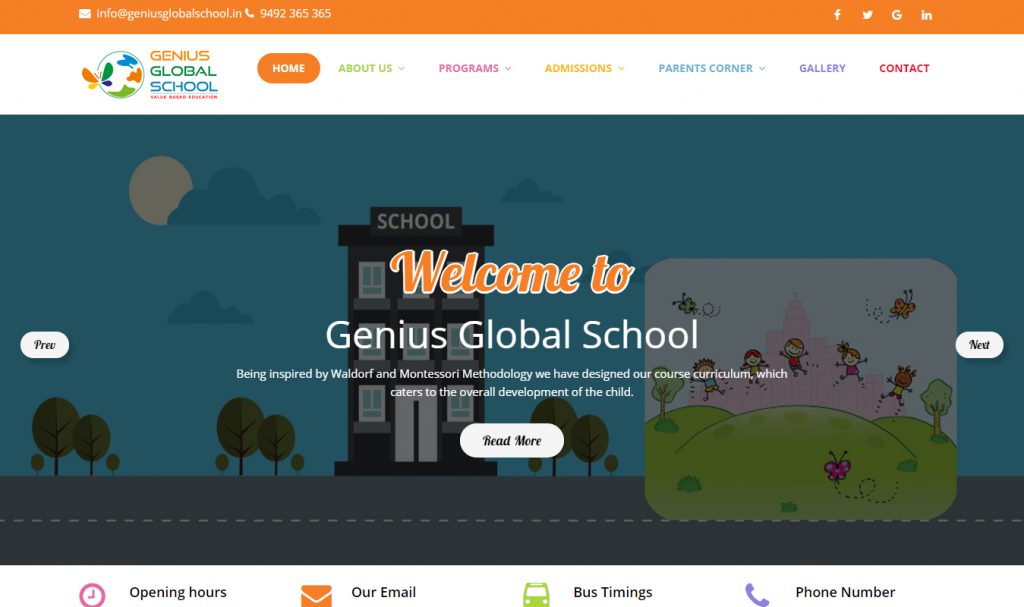 Genius Global School - PeopleTechSoft